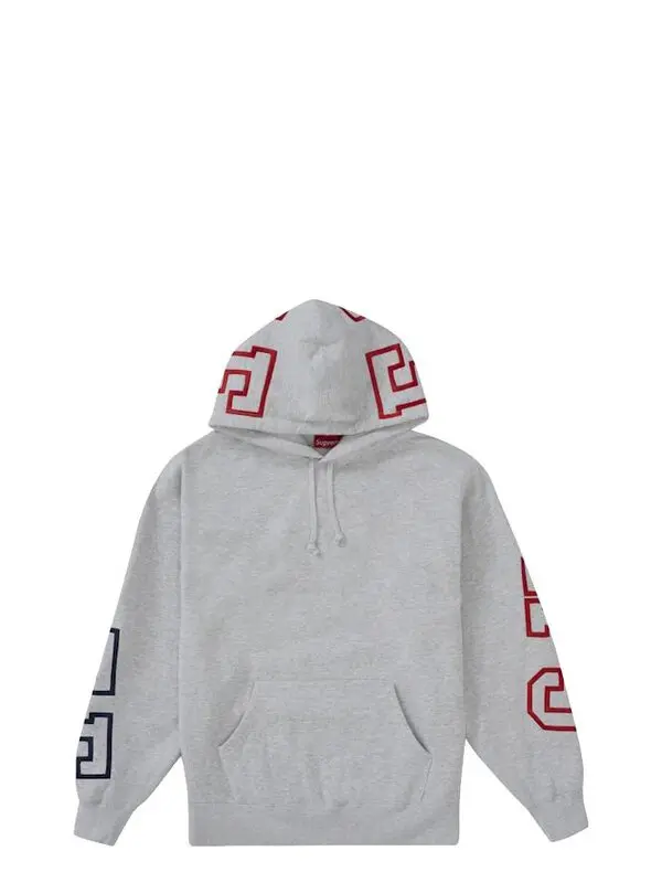 Supreme State Hooded Sweatshirt - Ash Grey