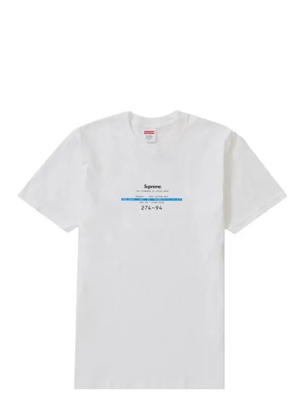 Supreme Standard Tee Shirt - White