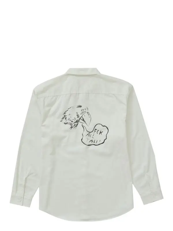 Supreme Raymond Pettibon Work Shirt - White