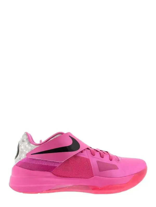 Nike Kd 4 Aunt Pearl Sneakers - Pinkfire Ii/black/metallic Silver