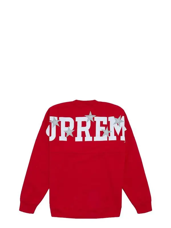 Supreme Stars Crewneck Sweatshirt - Red