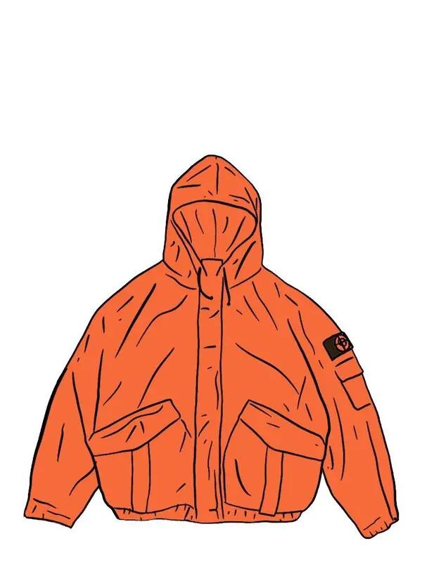Supreme Corduroy Jacket - Orange