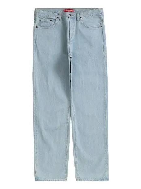 Supreme Straight Leg Jean - Washed Blue