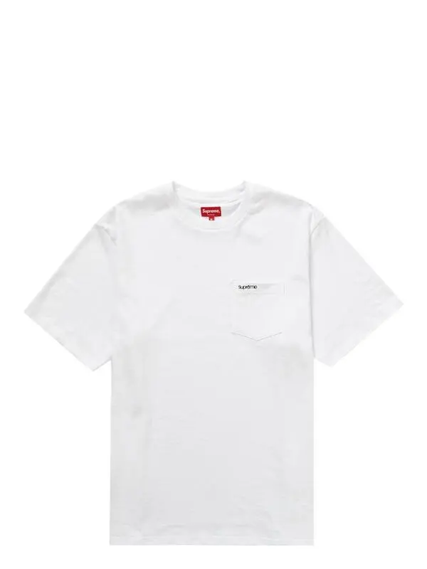 Supreme Short Sleeve Pocket Tee Shirt - White