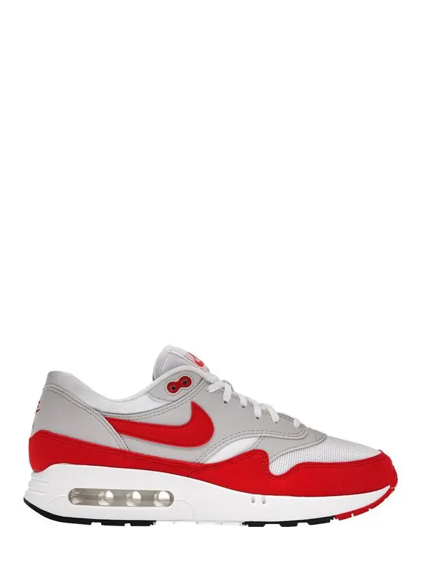 Nike Air Max 1 '86 Big Bubble Sport Red Sneakers - White/university Red/neutral Grey