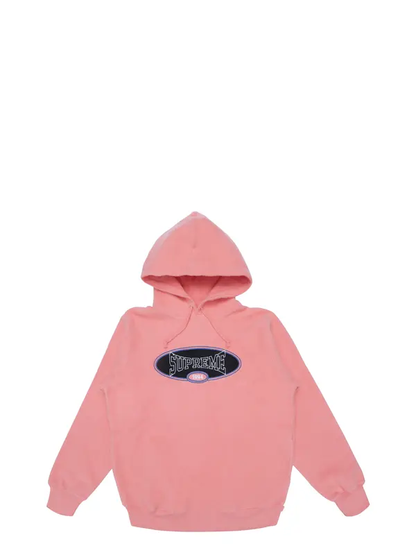 Supreme Reverse Fleece Hooded Sweatshirt - Coral
