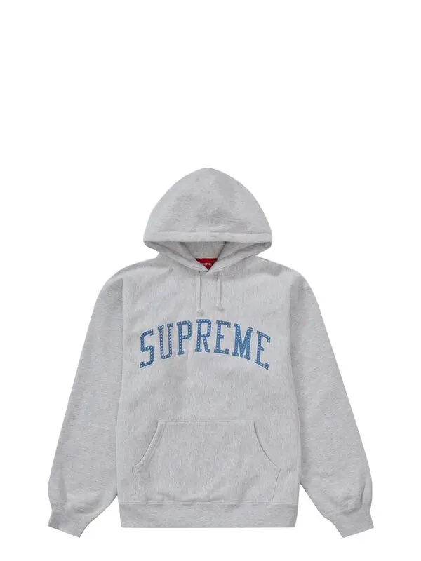 Supreme Stars Arc Hooded Sweatshirt - Ash Grey