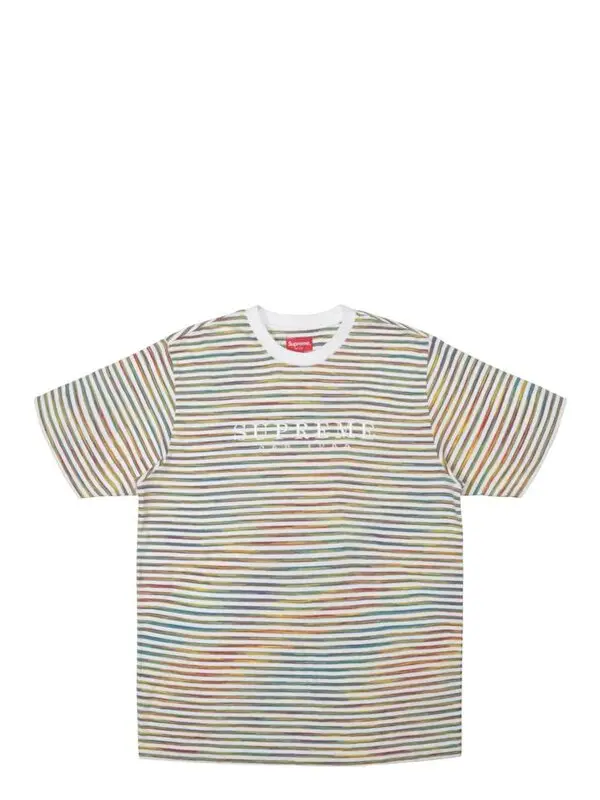 Supreme Static Stripe Top - White