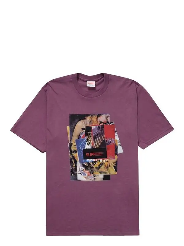 Supreme Stack Tee Shirt - Plum