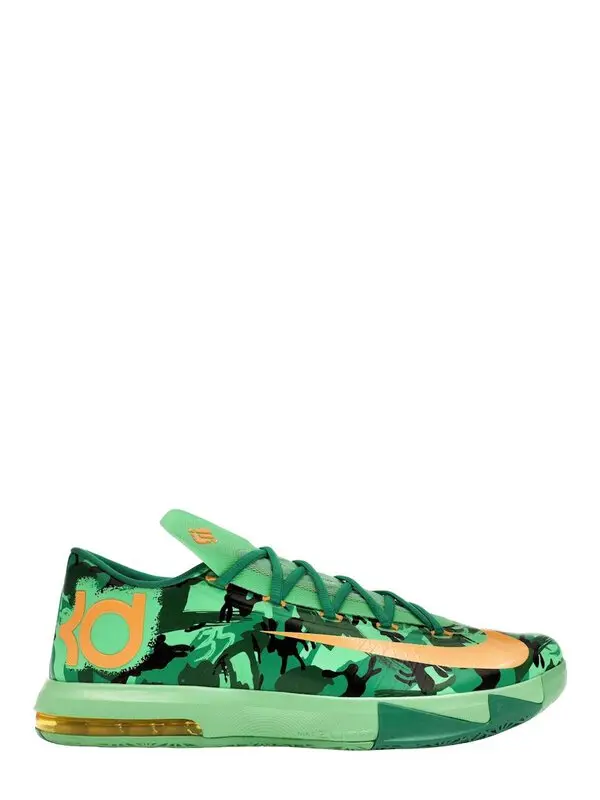Nike Kd 6 Easter Sneakers - Light Lucid Green/atomic Mango
