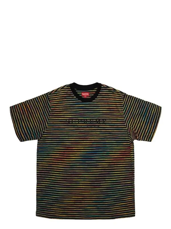 Supreme Static Stripe Top - Black