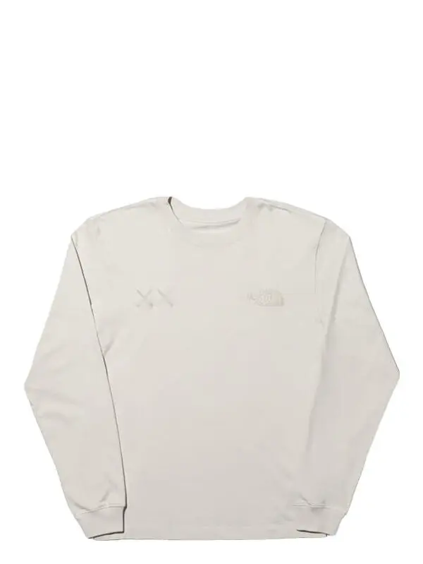 KAWS X The North Face Long Sleeve T-shirt - Moonlight Ivory
