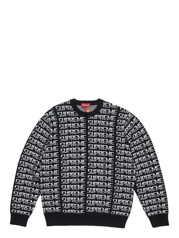 Supreme Repeat Sweater - Black