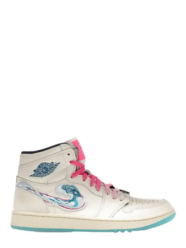 JORDAN 1 Retro High Golf Nrg 2 Michelle Wie West Aloha Sneakers - Sail/hyper Pink/coconut Milk