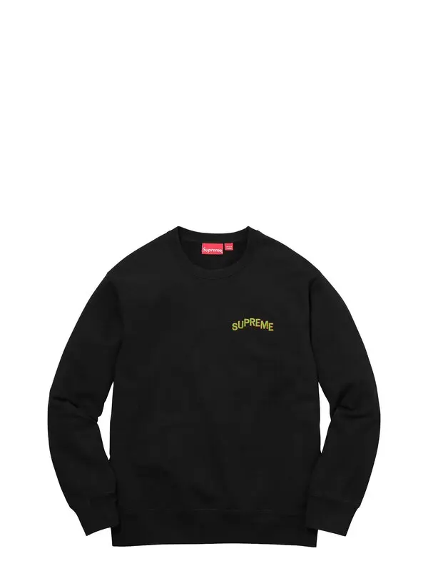 Supreme Step Arc Crewneck Sweatshirt - Black