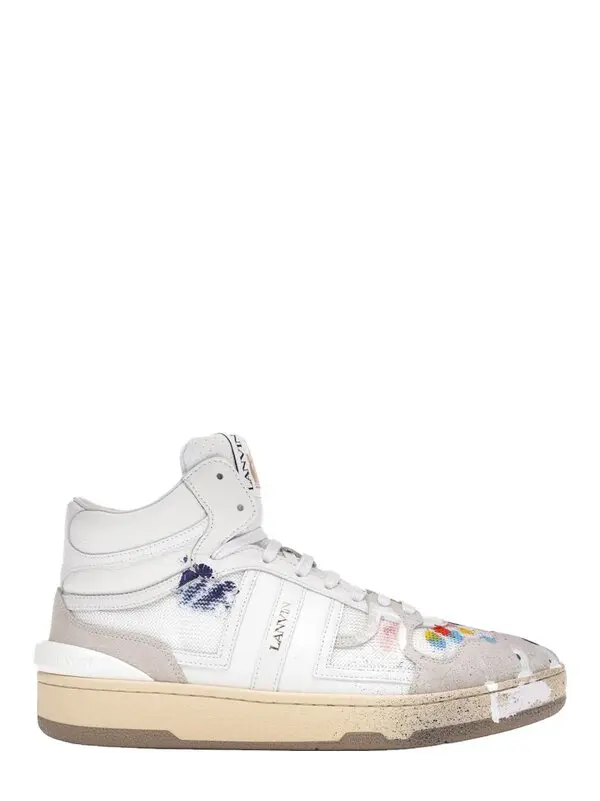 LANVIN Clay High-top Sneakers - White