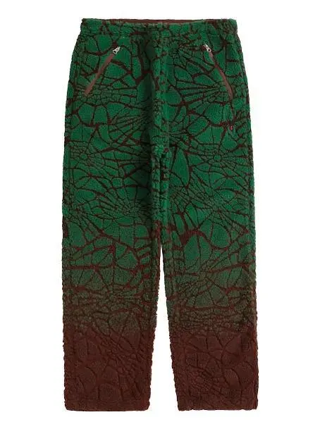 Supreme Spyder Web Polar Fleece Pant - Brown
