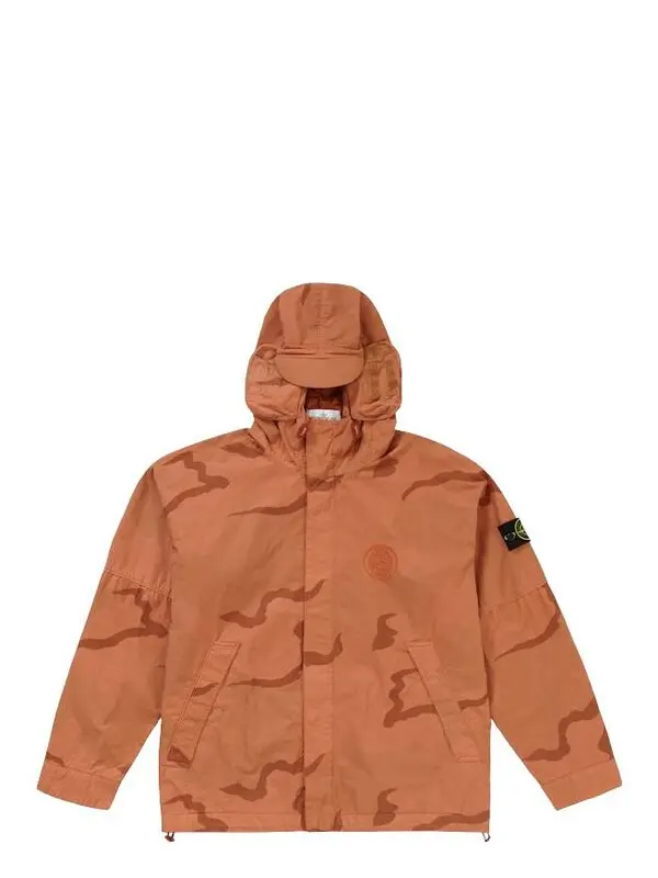 Supreme Stone Island Riot Mask Camo Jacket - Coral Camo