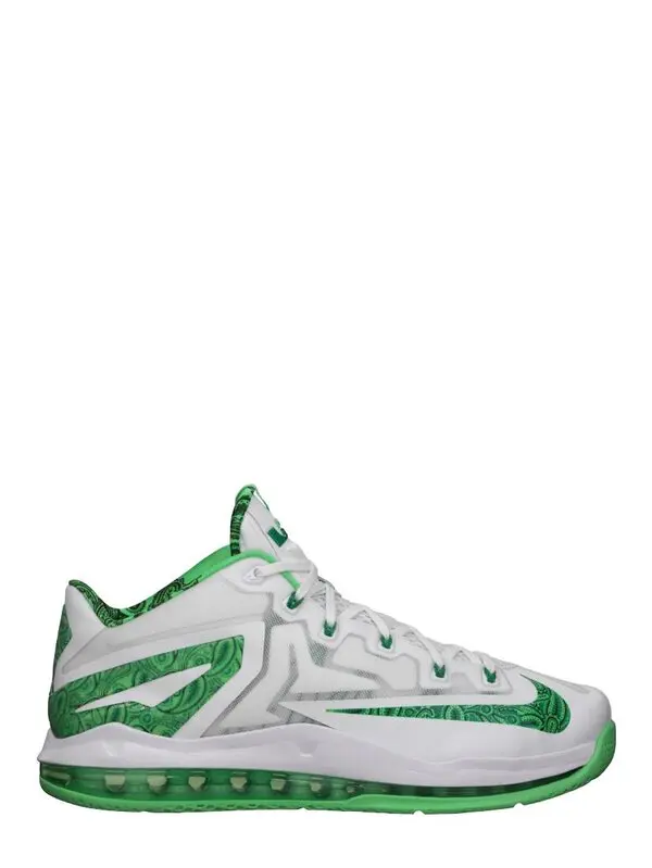 Nike Lebron Low Sneakers - White/green Metallic
