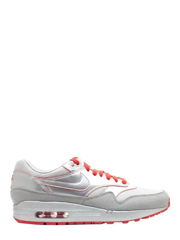 Nike Air Max 1 Sneakers - Metallic Silver/sport Red