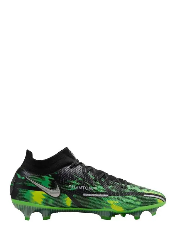Nike Phantom Gt2 Dynamic Fit Elite Fg Shockwave - Black/green Strike/metallic Platinum