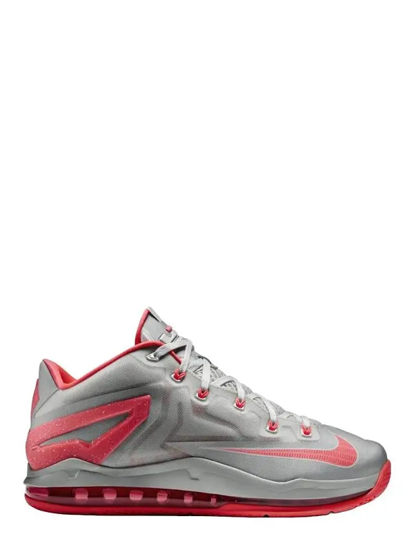 Nike Lebron 11 Low Sneakers - Light Base Grey/laser Crimson