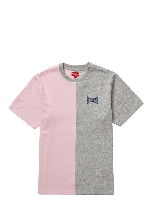 Supreme Split Short Sleeve Top - Heather Grey