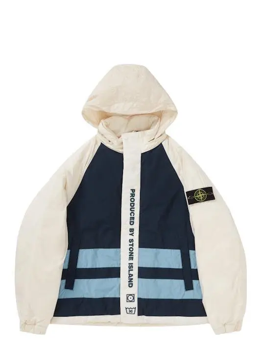 Supreme Stone Island Reversible Puffer Jacket - White