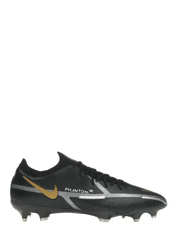 Nike Phantom Gt2 Elite Fg - Black/metallic Dark Grey/metallic Gold