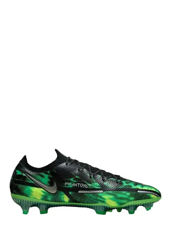 Nike Phantom Gt2 Elite Fg Shockwave - Black/green Strike/metallic Platinum