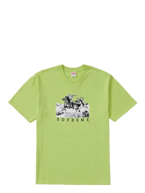 Supreme Riders Tee Shirt - Neon Green