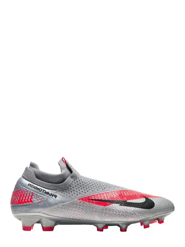 Nike Phantom Vision 2 Elite Df Fg - Metallic Bomber Grey/particle Grey/laser Crimson