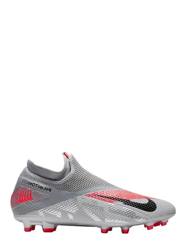 Nike Phantom Vision 2 Academy Dynamic Fit Mg - Metallic Bomber Grey/particle Grey/laser Crimson