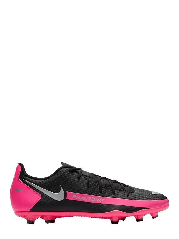 Nike Phantom Gt Club Mg Sneakers - Black/pink Blast/metallic Silver