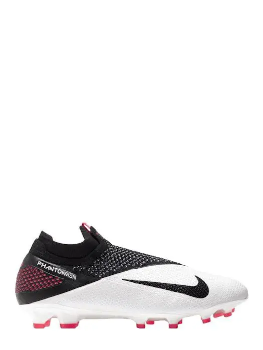 Nike Phantom Vision 2 Elite Dynamic Fit Fg - White/laser Crimson/black