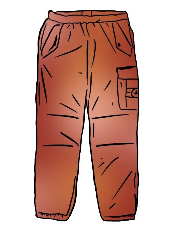 Supreme Painted Camo Nylon Cargo Pant - Coral