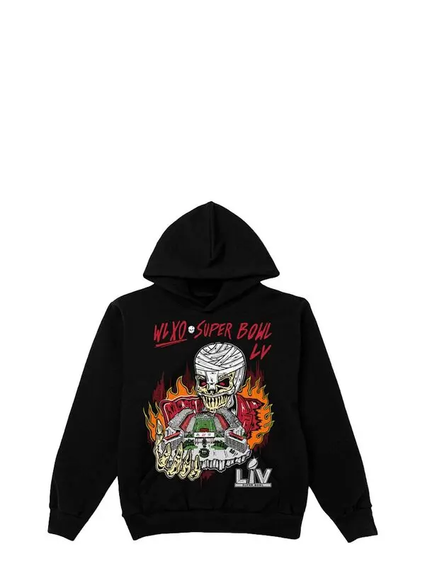 THE WEEKND X Warren Lotas Xo Super Bowl Lv Hoodie - Black