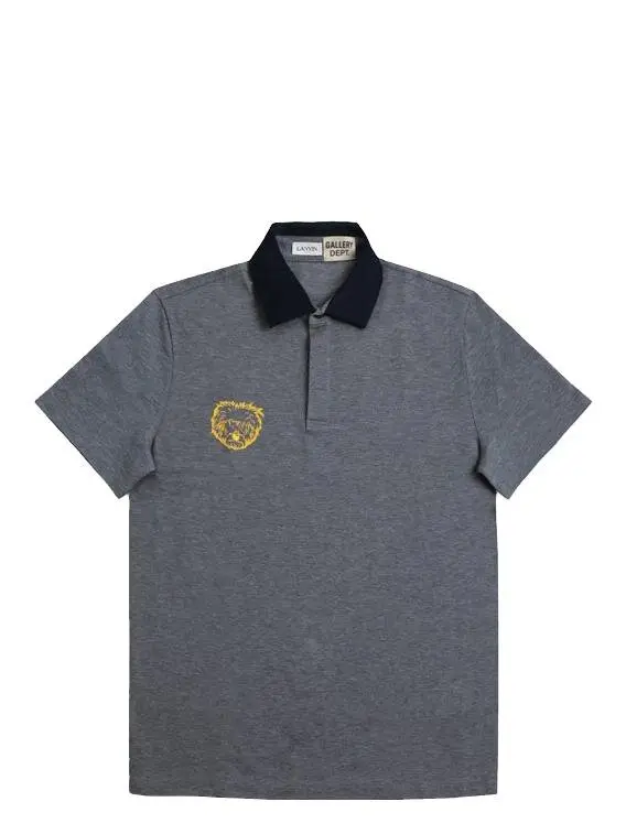LANVIN X Gallery Dept. Jersey Polo Shirt - Grey