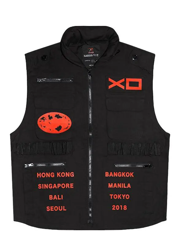 THE WEEKND Xo Asia Tour Ranger Vest - Black