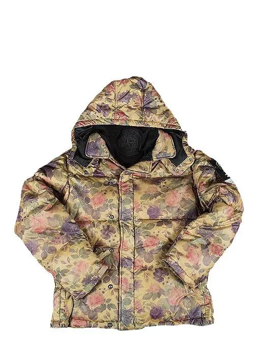 Supreme Stone Island Lamy Cover Stampato Puffy Jacket - Copper