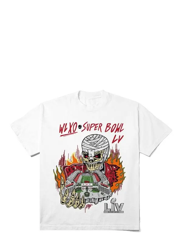 THE WEEKND X Warren Lotas Xo Super Bowl Lv Tee Shirt - White