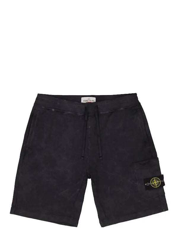 Supreme Stone Island Sweatshort - Black