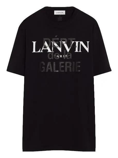 LANVIN X Gallery Dept. Printed T-shirt In French - Black