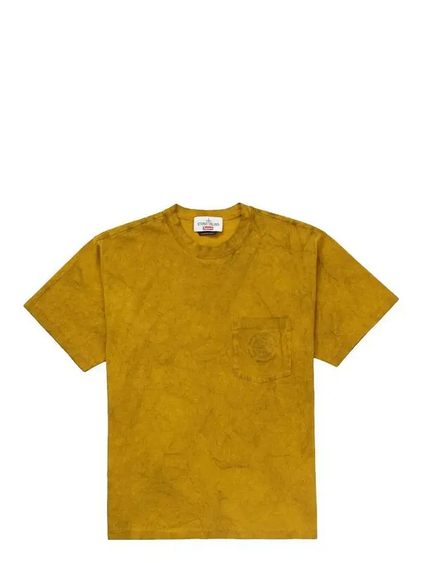 Supreme Stone Island Pocket Tee Shirt - Olive