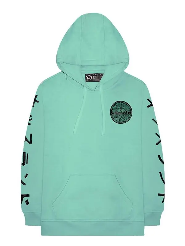 THE WEEKND Kiss Land Skyline Pullover Hoodie - Mint