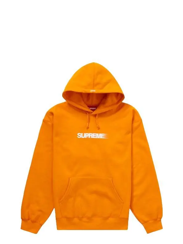 Supreme Motion Logo Hooded Sweatshirt - Orange