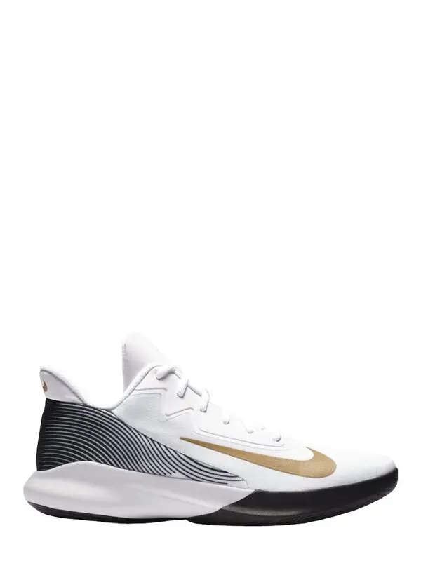 Nike Precision 4 Sneakers - White/metallic Gold/black