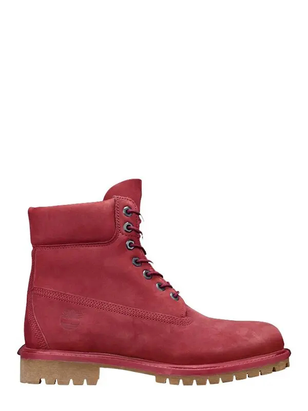 Timberland 6" Boot Burgundy Nubuck - Pomegranate