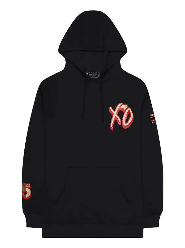 THE WEEKND Kiss Land Magazine Pullover Hoodie - Black