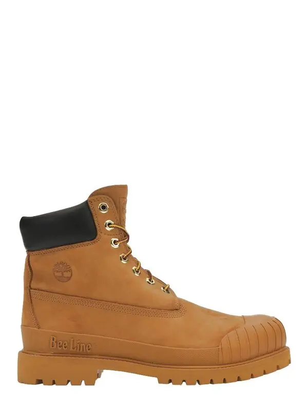 Timberland 6" Premium Bee Line Rubber Toe Wp Boots - Wheat Nubuck